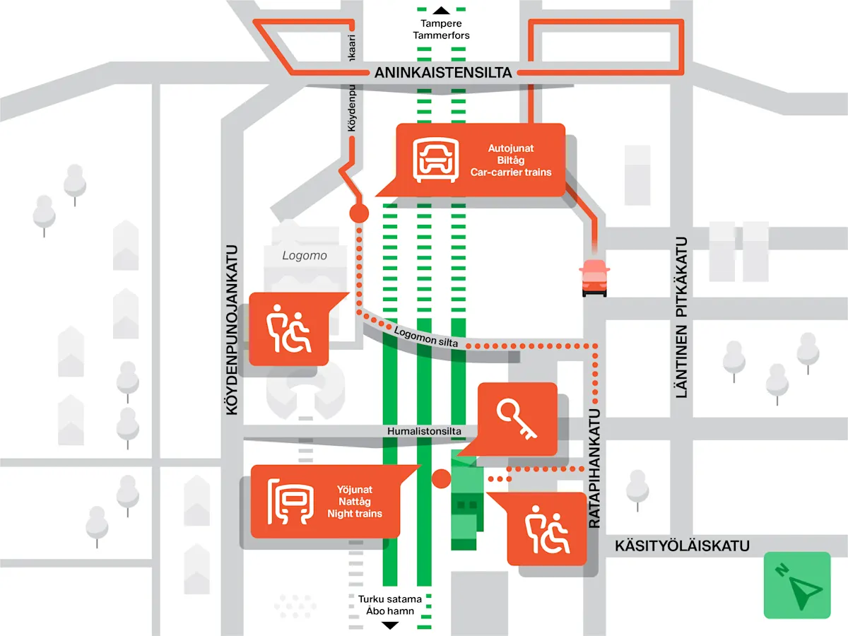 Turku railway station - VR