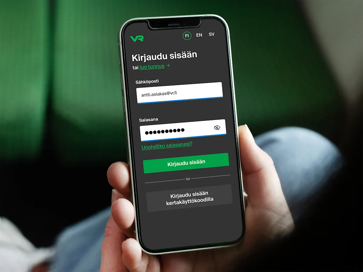 Benefits for logged-in customers - VR