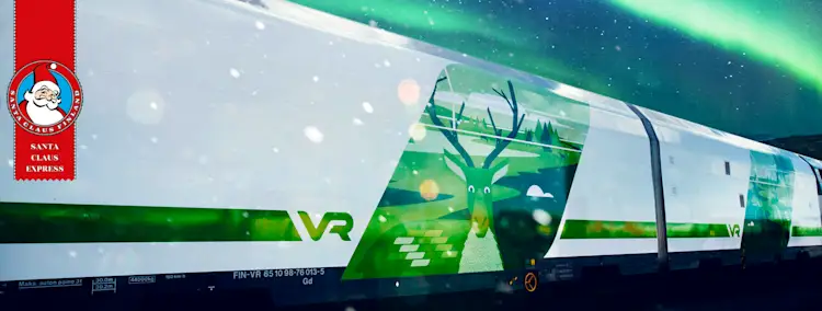 Santa Claus Express Finland, the route to winter wonderland - VR