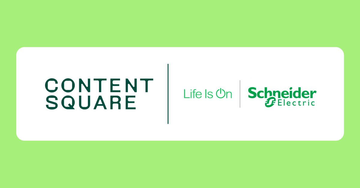 Schneider Electric Reduces Frustration and Boosts UX with Contentsquare