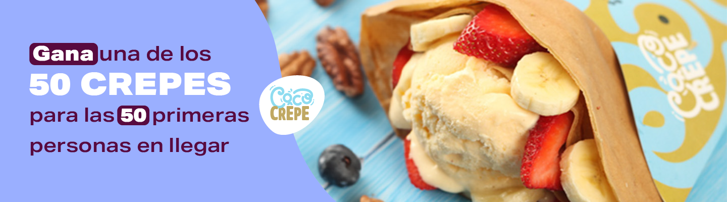 ¡Bienvenidos a la Fiesta de Crepes en Coco Crepe! 🎉