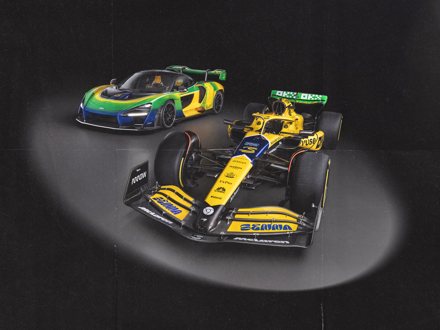 McLAREN FORMULA 1 TEAM LAUNCH BESPOKE SENNA LIVERY FOR THE 2024 MONACO ...