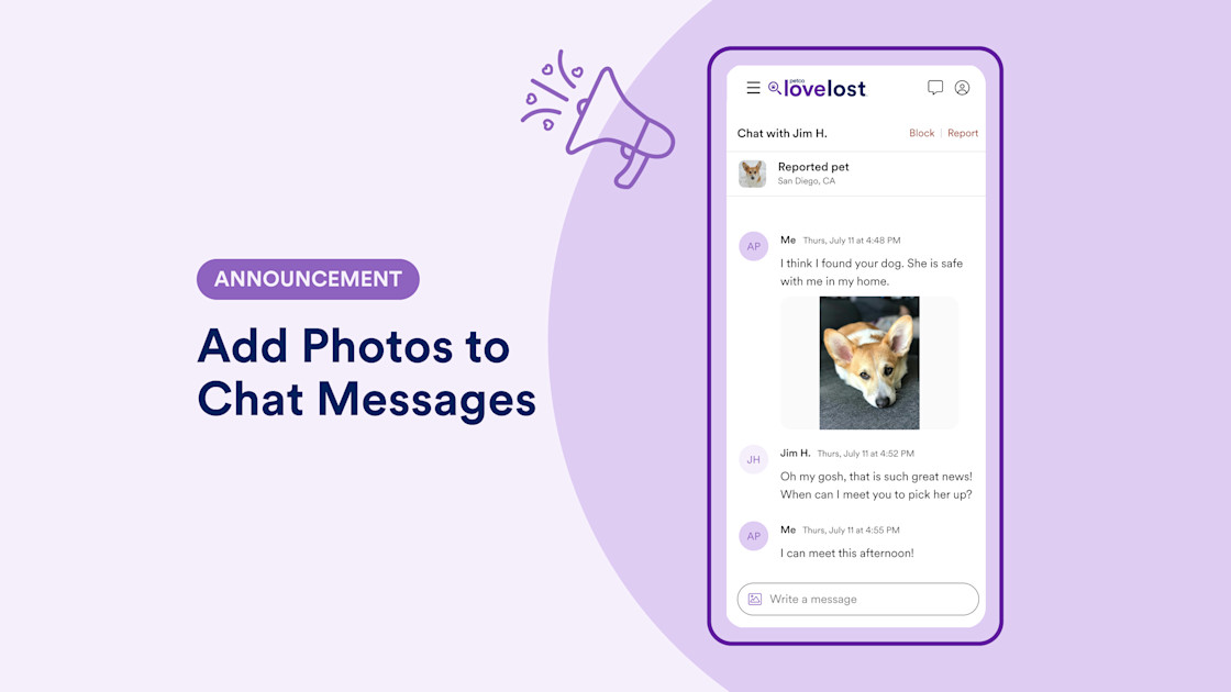Chat and Pet Profiles Just Got Better | Petco Love Lost