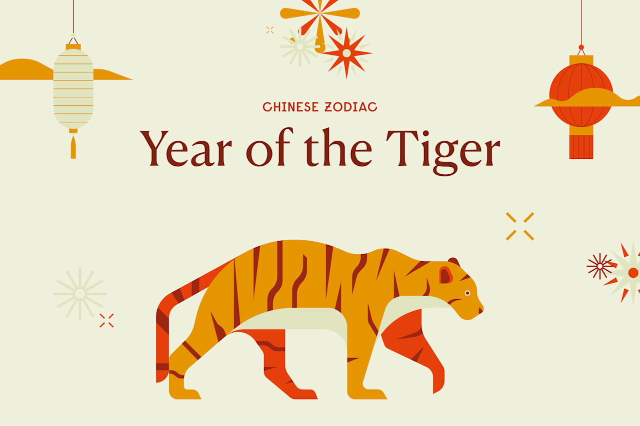 Tiger Symbol Chinese Chinese Tiger New Year Year Of The Tiger 2024