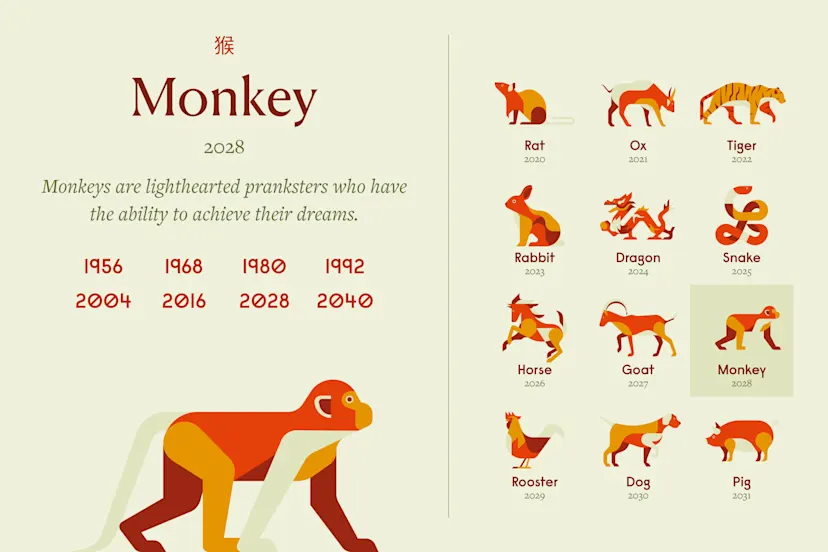 Year of the Monkey: Fortune, Personality, Horoscope (2025)