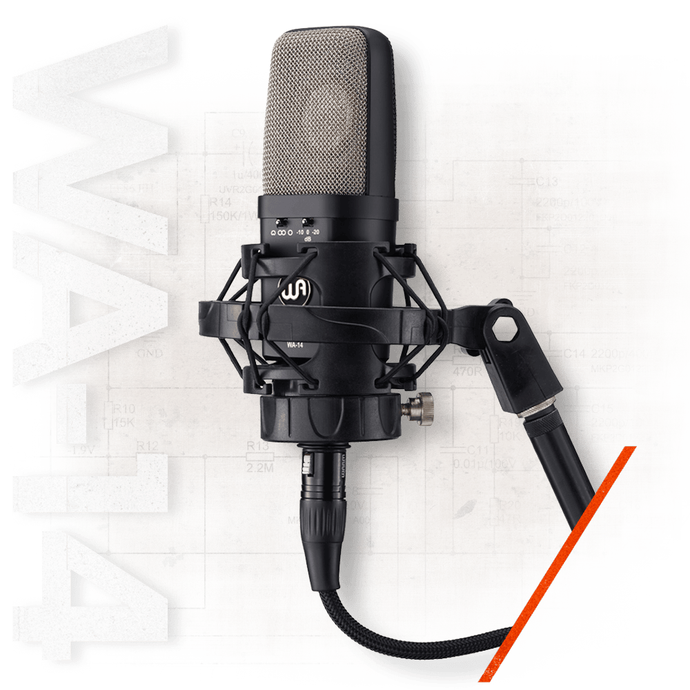 Warm Audio WA-14 C414-Style Microphone In Single And Stereo Pairs