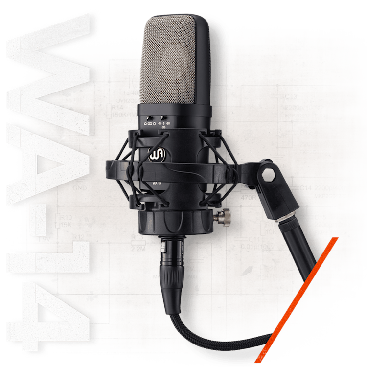 Warm Audio WA-14 C414-Style Microphone In Single And Stereo Pairs