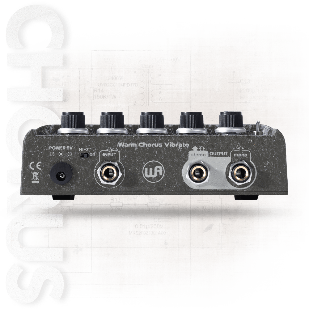 Warm Audio WA-C1 Chorus Vibrato Pedal - CE-1 Style Analog Chorus Pedal