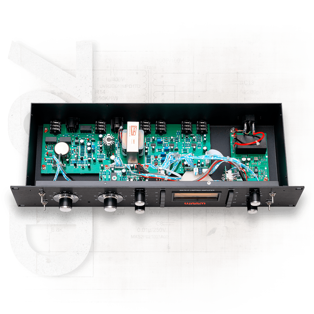 Warm Audio WA76-D & D2 1176-Style Single & Dual-Channel Studio Compressors