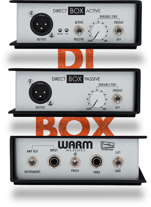 Warm Audio Premium Active and Passive Direct Boxes For Pro-Grade Studio ...