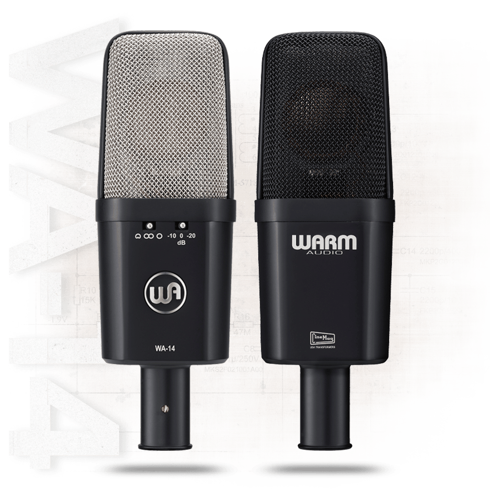 Warm Audio WA-14 C414-Style Microphone In Single And Stereo Pairs