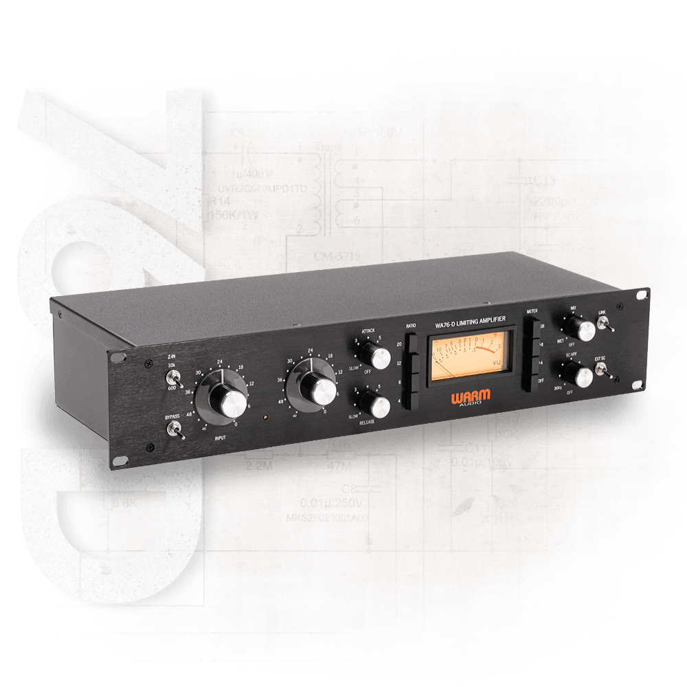 Warm Audio WA76-D & D2 1176-Style Single & Dual-Channel Studio Compressors