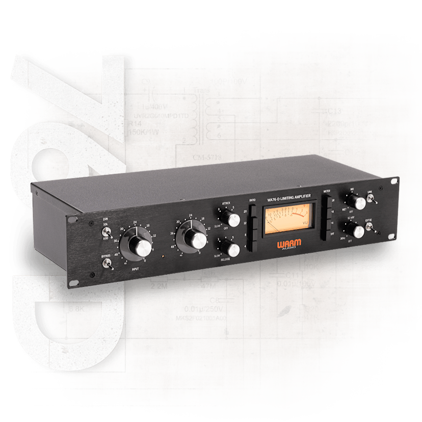 Warm Audio WA76-D & D2 1176-Style Single & Dual-Channel Studio Compressors