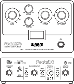 Warm Audio Pedal76 All-Analog Compressor Pedal