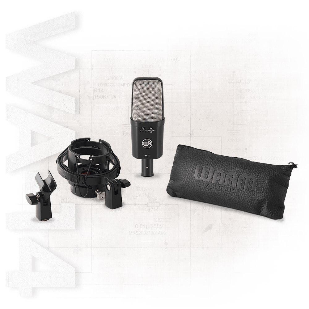 Warm Audio WA-14 C414-Style Microphone In Single And Stereo Pairs