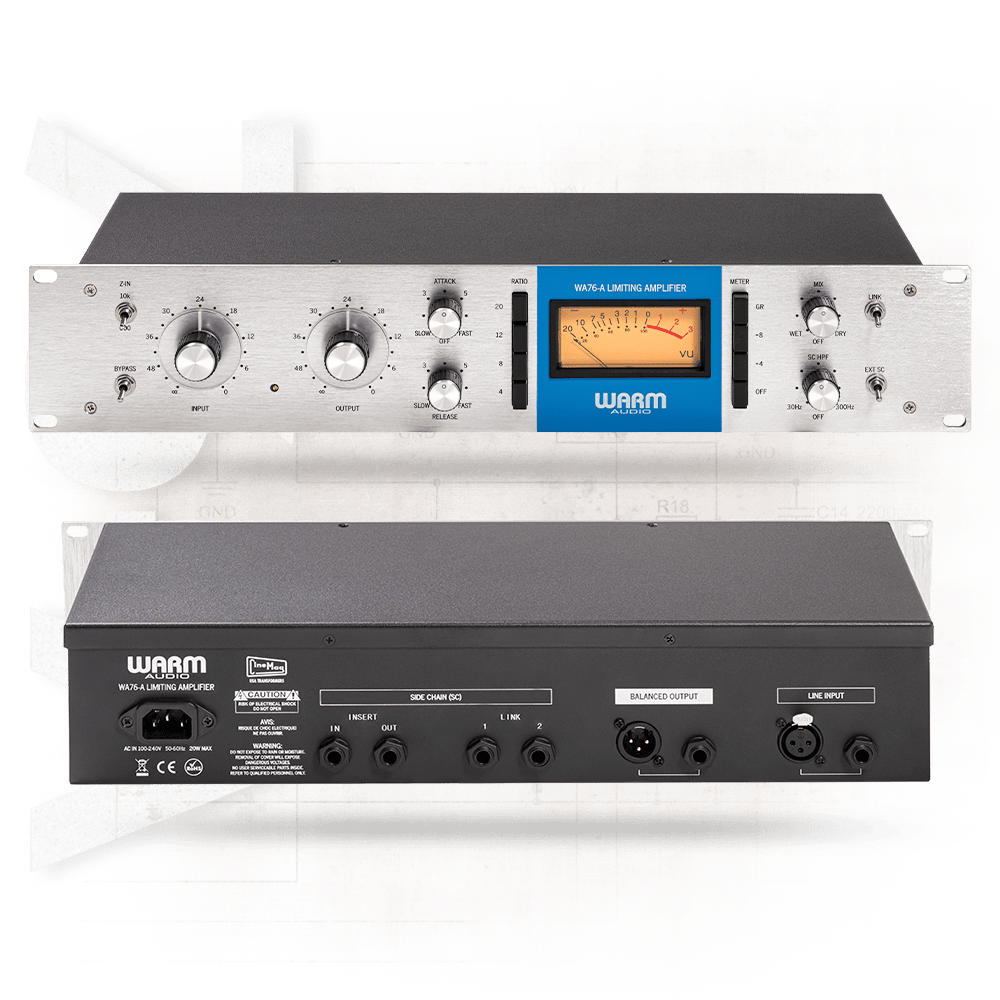 Warm Audio WA76-A & A2 1176-Style Single & Dual-Channel Studio Compressors