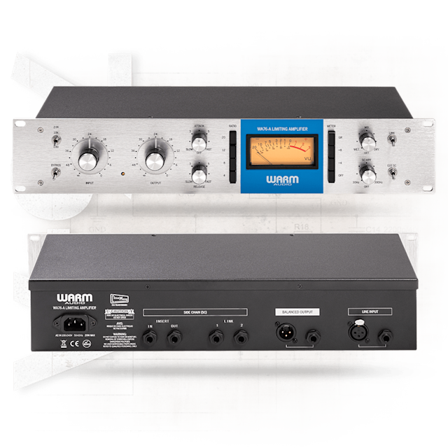 Warm Audio WA76-A & A2 1176-Style Single & Dual-Channel Studio Compressors