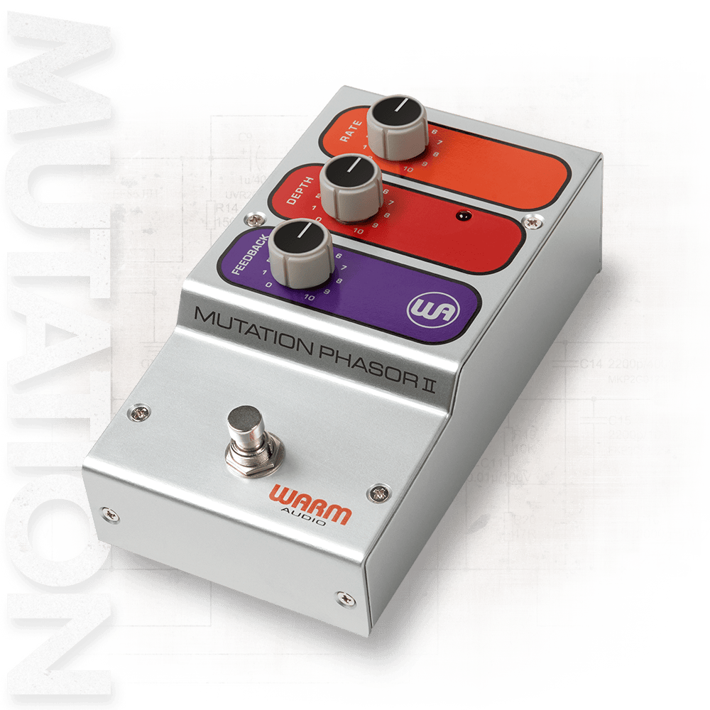 Warm Audio Mutation Phasor II Electro-Optical Phaser Pedal With Feedback