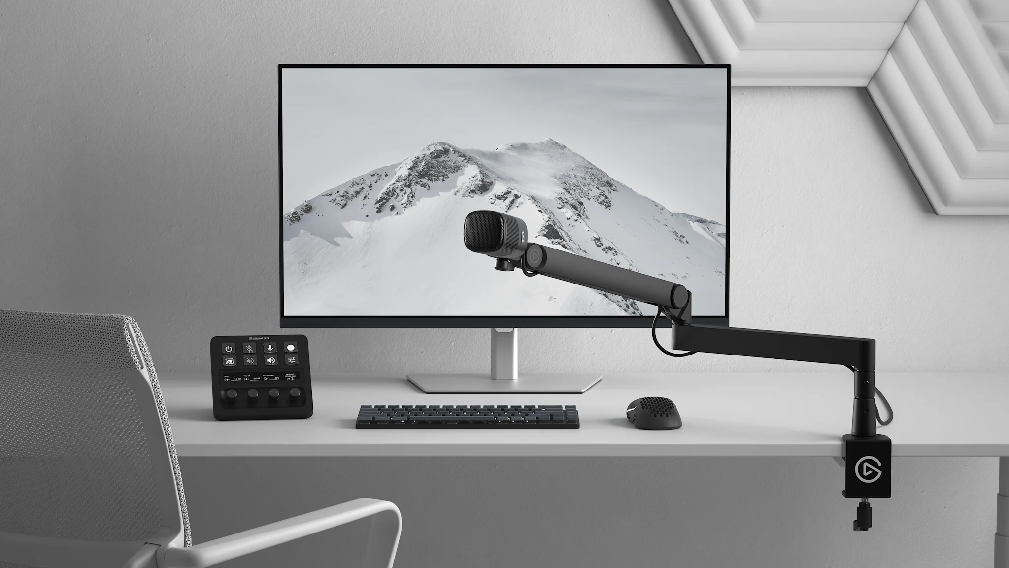 Wave Mic Arm Pro - Black | Pro Mic Boom Arm Desks | Elgato