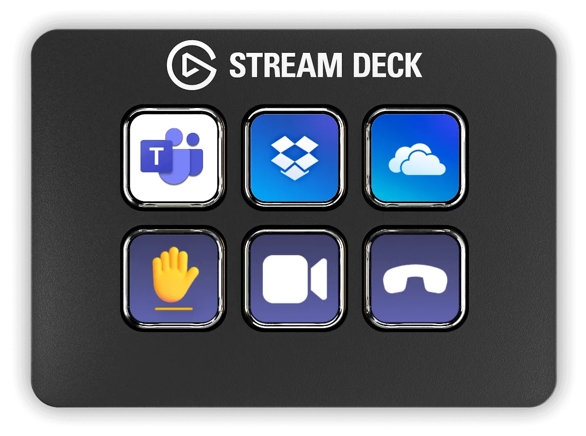 Elgato Stream Deck Mini- Live Content Creation Controller with 6 customizable LCD keys ...