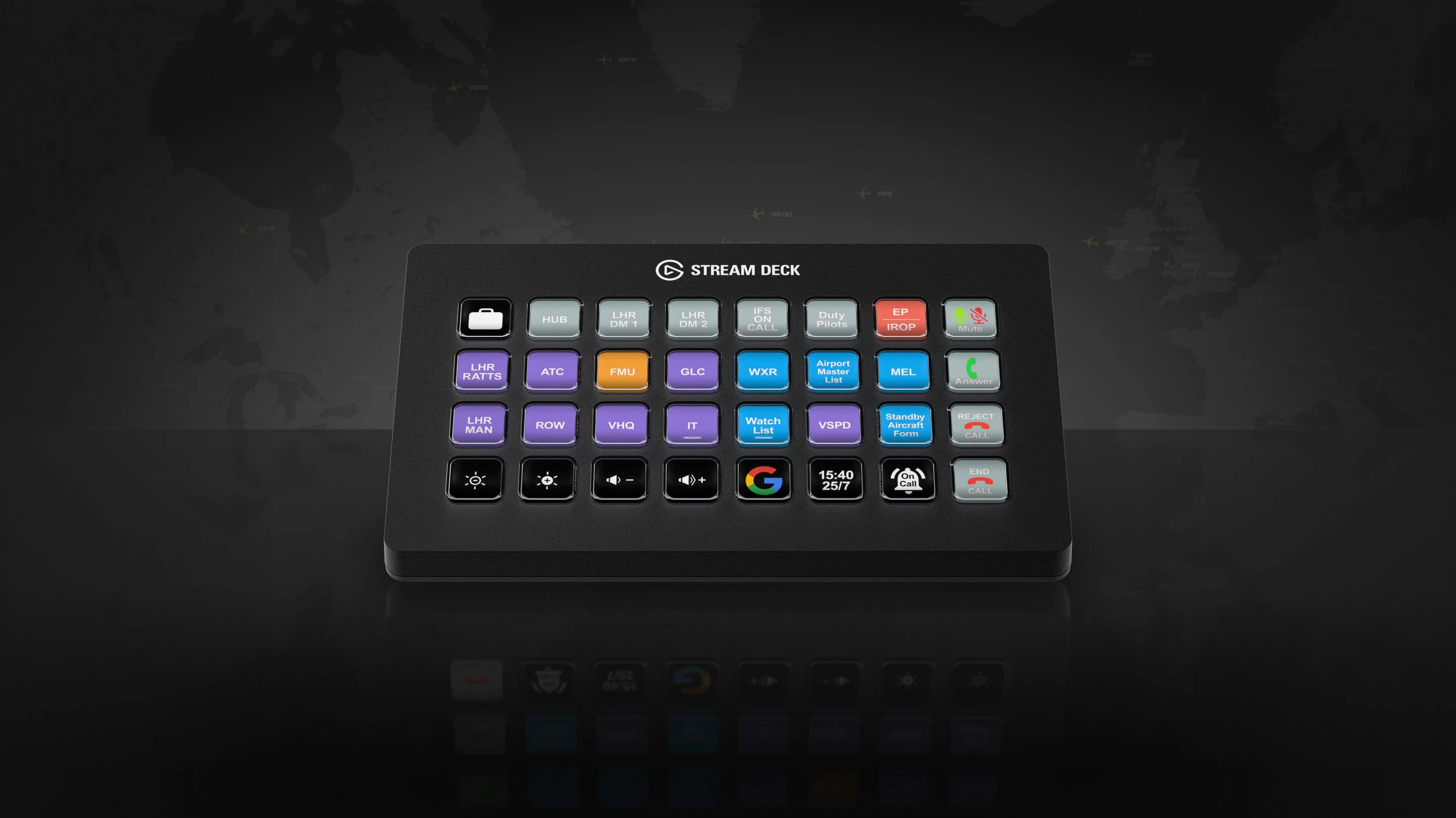 Efficiency at altitude. Virgin Atlantic and Elgato Stream Deck.
