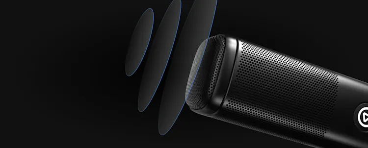 Wave DX - Black | Dynamic Vocal Microphone | Elgato