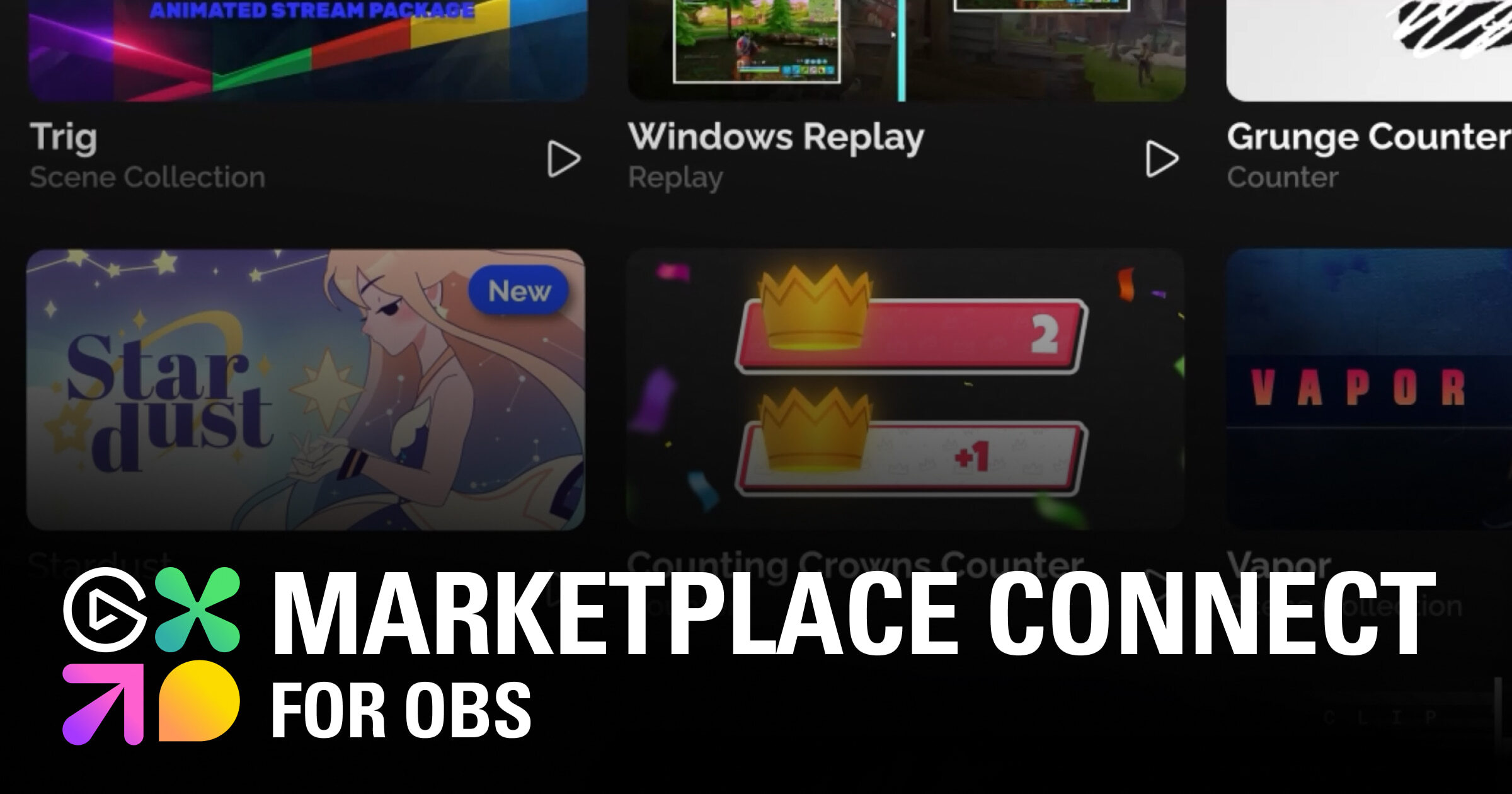 Marketplace Connect for OBS | Elgato