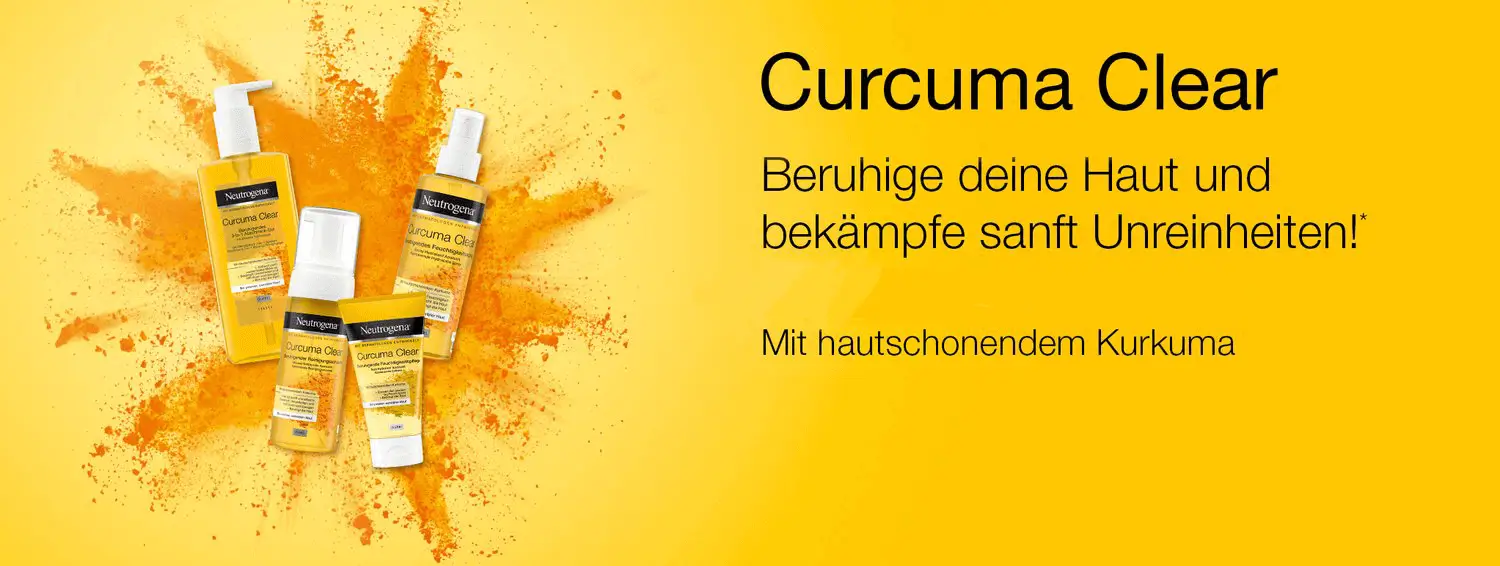 Jetzt Curcuma Clear Pflegeprodukte entdecken | NEUTROGENA®