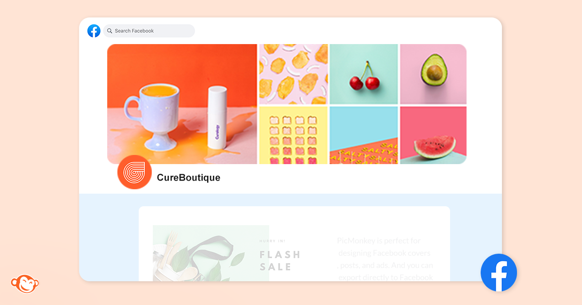 Make a Facebook Cover with Design Templates | PicMonkey
