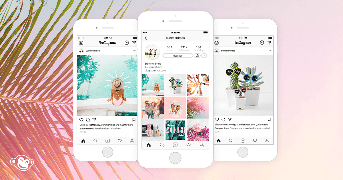 Get Your Social Feeds Summer-Ready with the PicMonkey App | PicMonkey