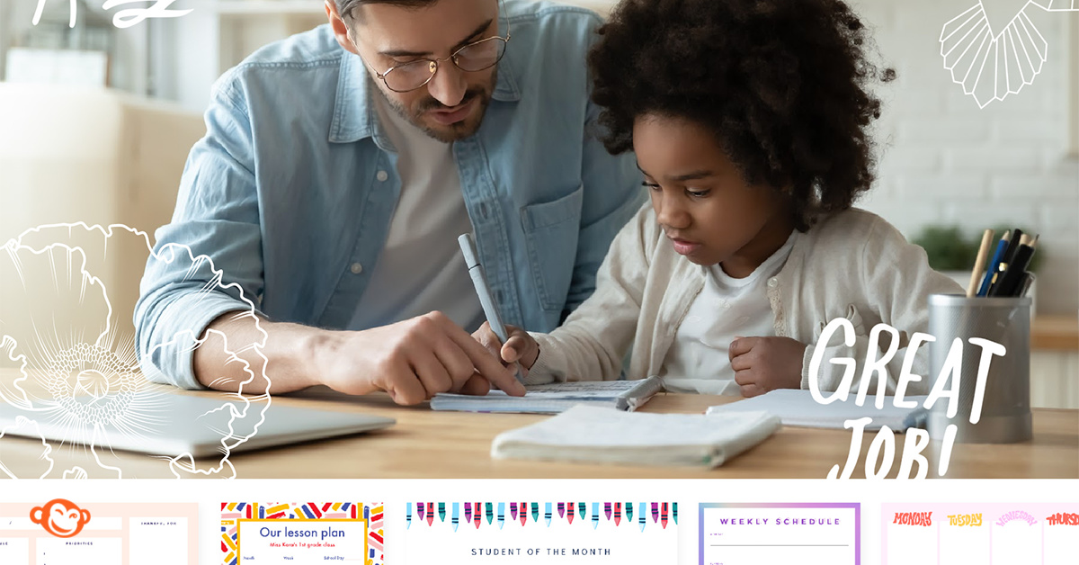 Homeschool Project Ideas | PicMonkey Blog | Printable Worksheets