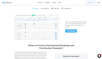 How to Create a Project Overview + 5 Project Overview Templates | airfocus