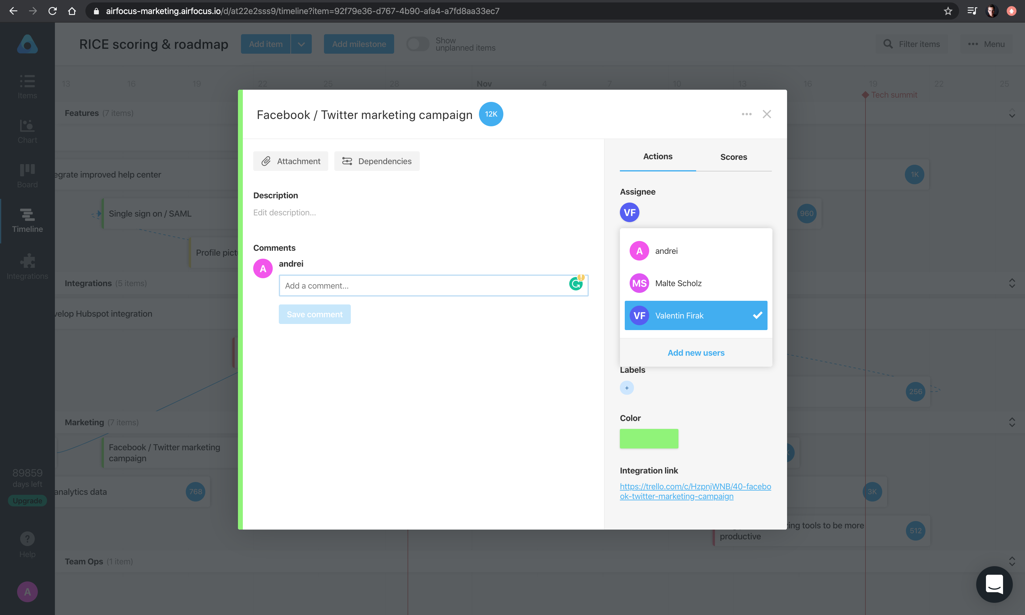 How To Create a Project Overview + 5 Project Overview Templates | airfocus