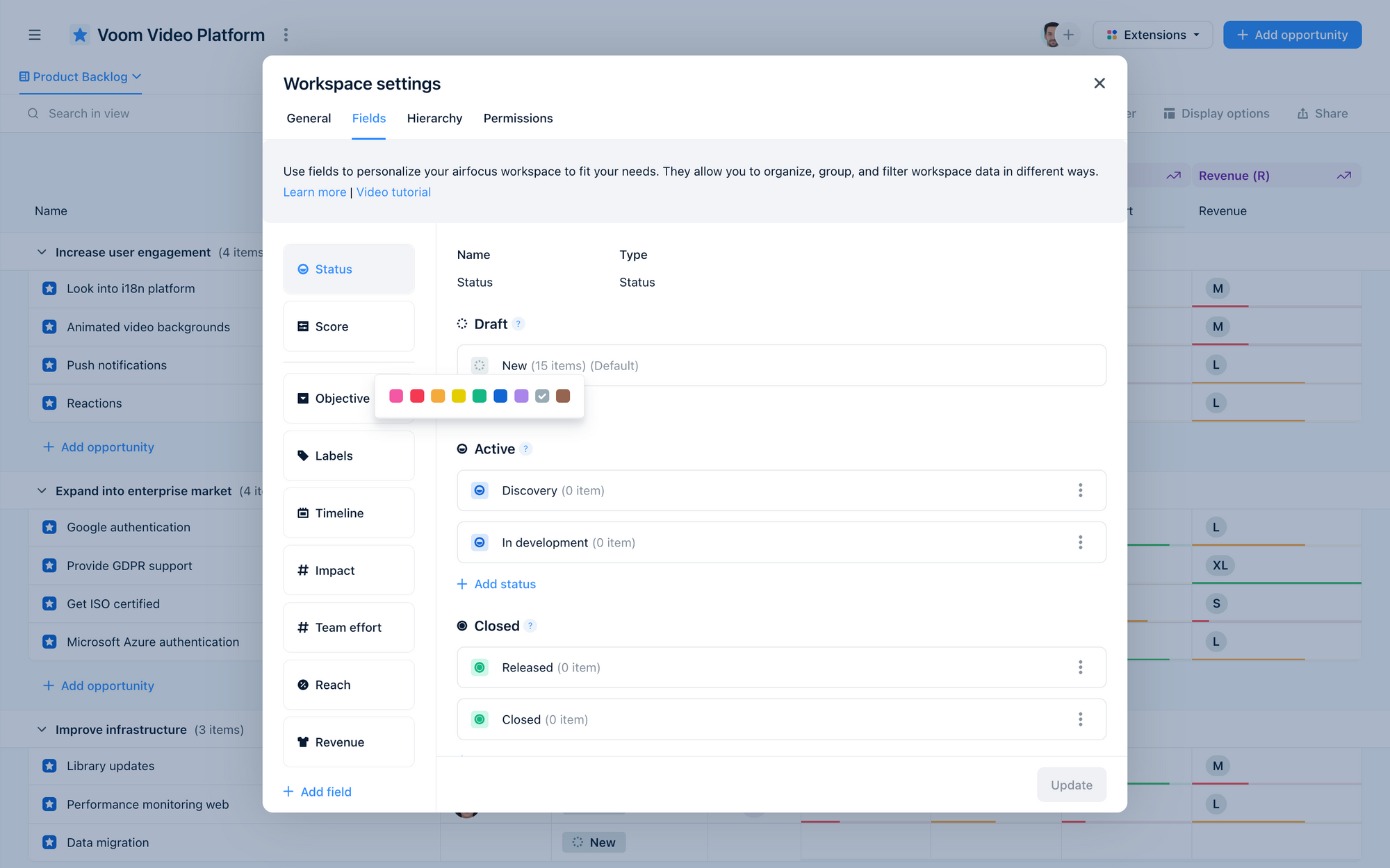 Why We Built a Better Way to Handle Status | airfocus