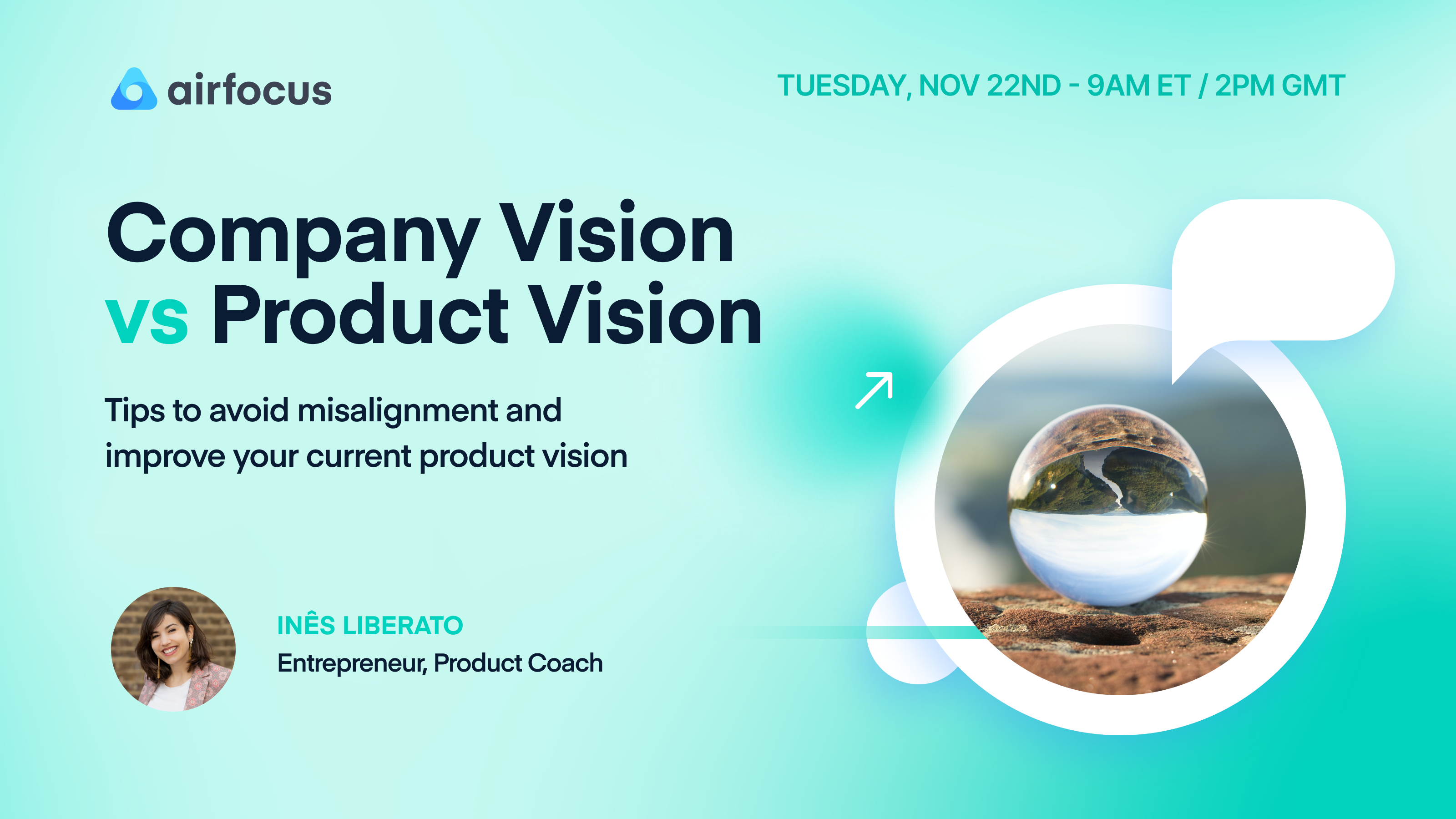 Webinar: Company Vision vs. Product Vision | airfocus