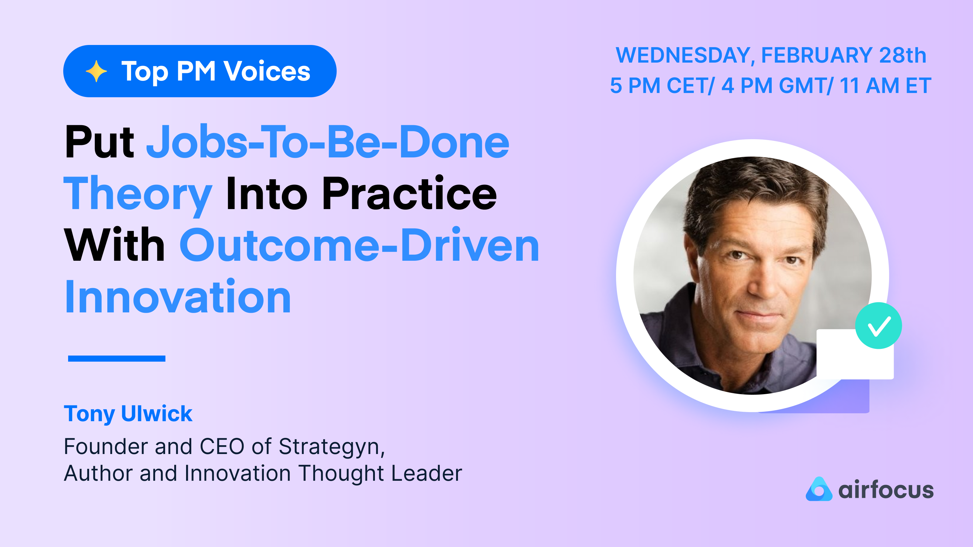 Webinar: Put Jobs-To-Be-Done Theory Into Practice With Outcome-Driven Innovation | airfocus