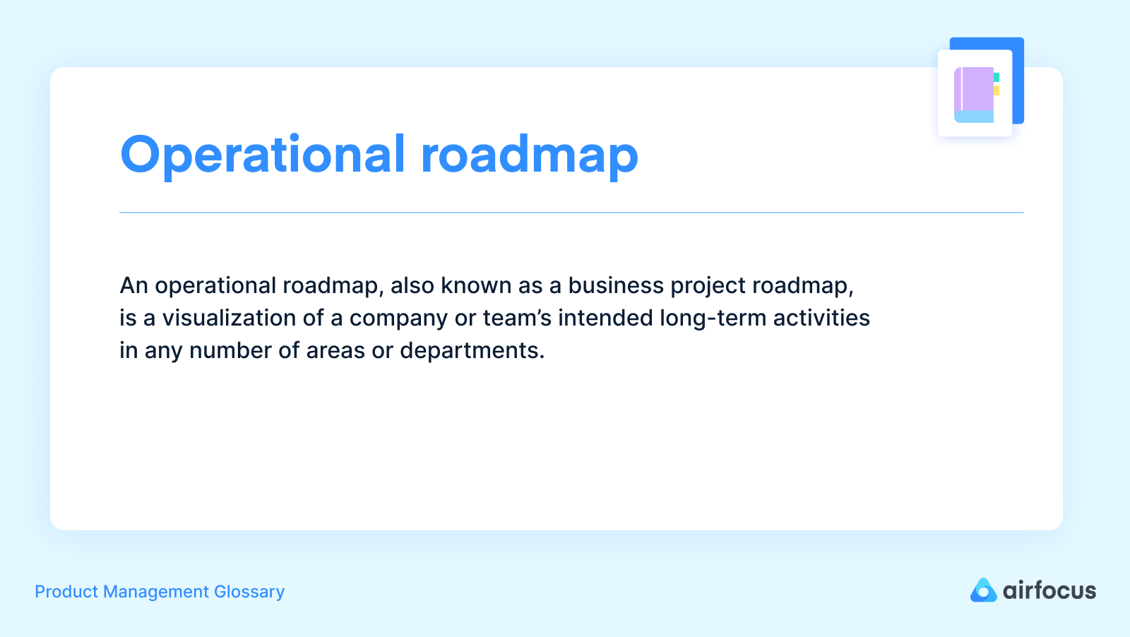 What is an Operational Roadmap? Term Definition, Operational Roadmap ...