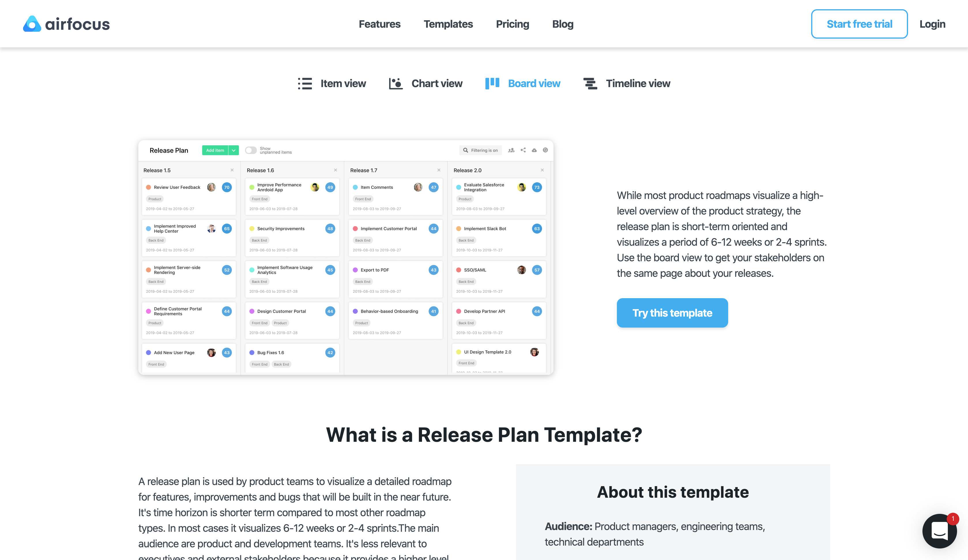 How To Create a Project Overview + 5 Project Overview Templates | airfocus