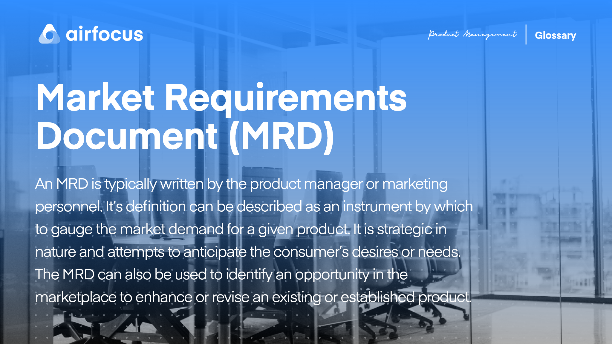 What is a Market Requirements Document? Market Requirements Document ...