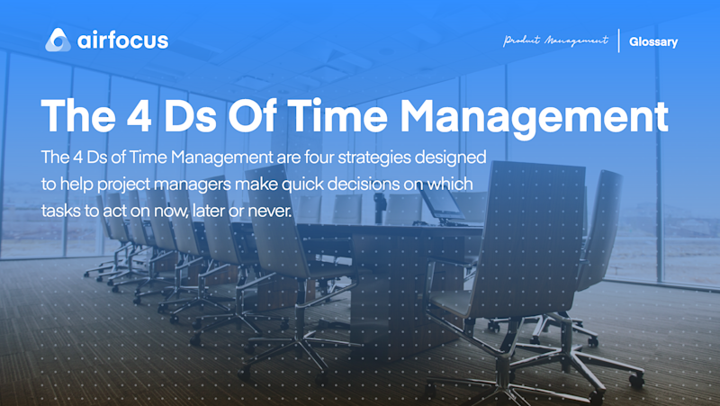 What Are The 4 Ds of Time Management? The Four Ds of Time Management ...