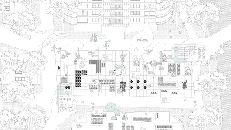 A Collaborative Landscape for a Floating Community