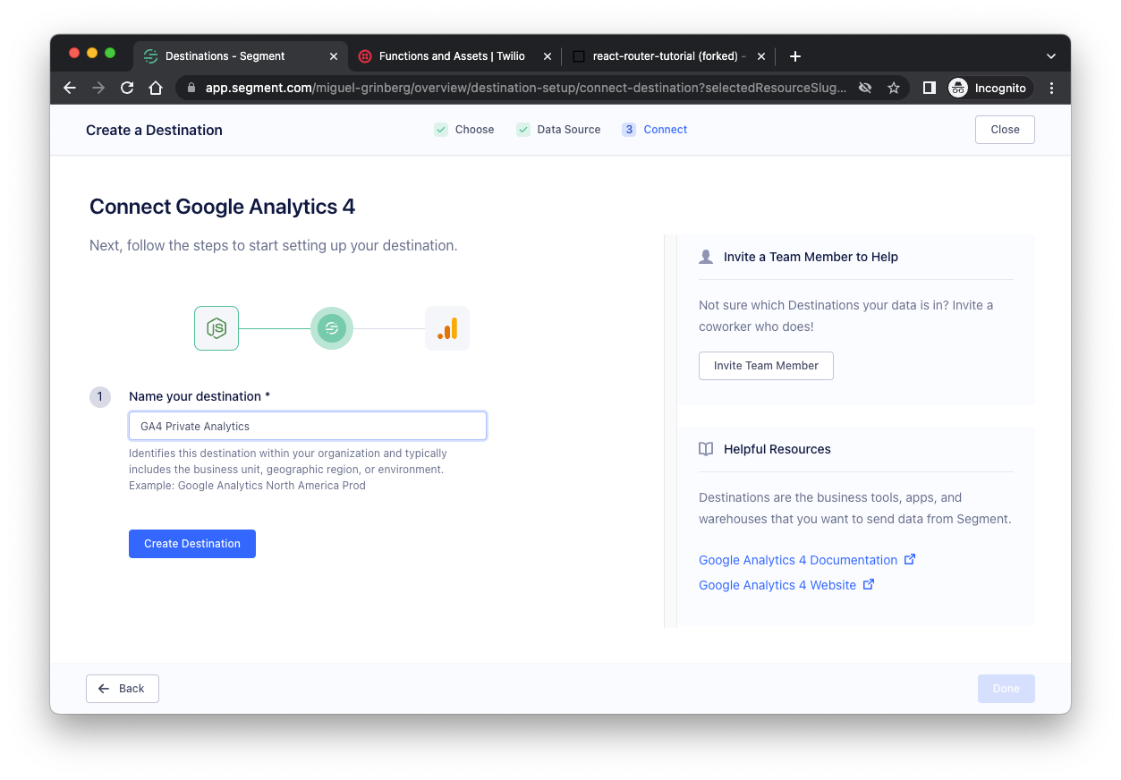 A privacy-first web analytics solution with Segment