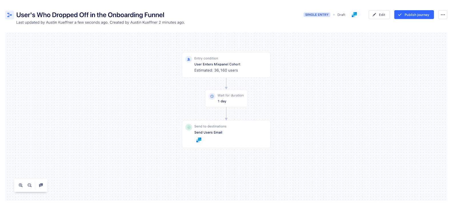 Find customers lost in the onboarding process with Mixpanel and Engage