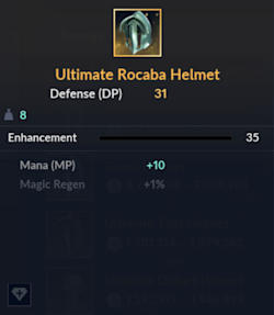 BDM.wiki | Ultimate Rocaba helmet - Epic | Black Desert Mobile MMO