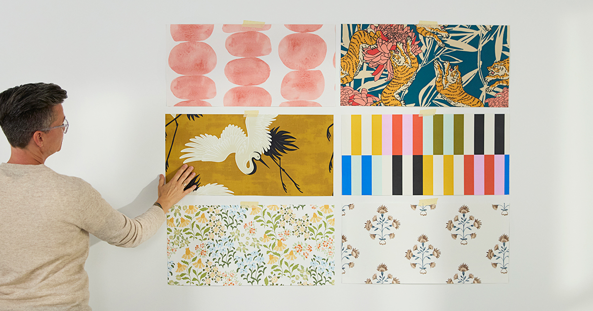 How to Sample Wallpaper | Spoonflower