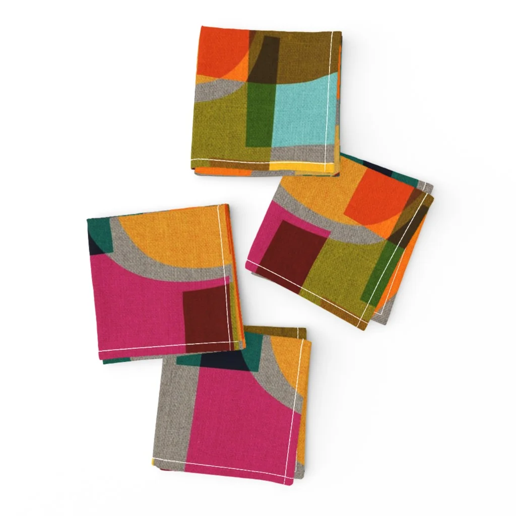 Cocktail Napkins | Spoonflower – Shop Unique Cocktail Napkins