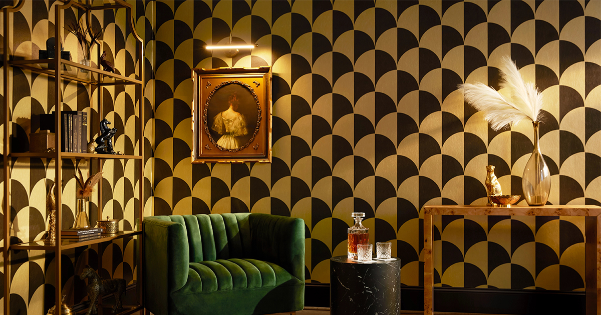 Metallic Wallpaper | Gold & Silver Wallpaper | Spoonflower