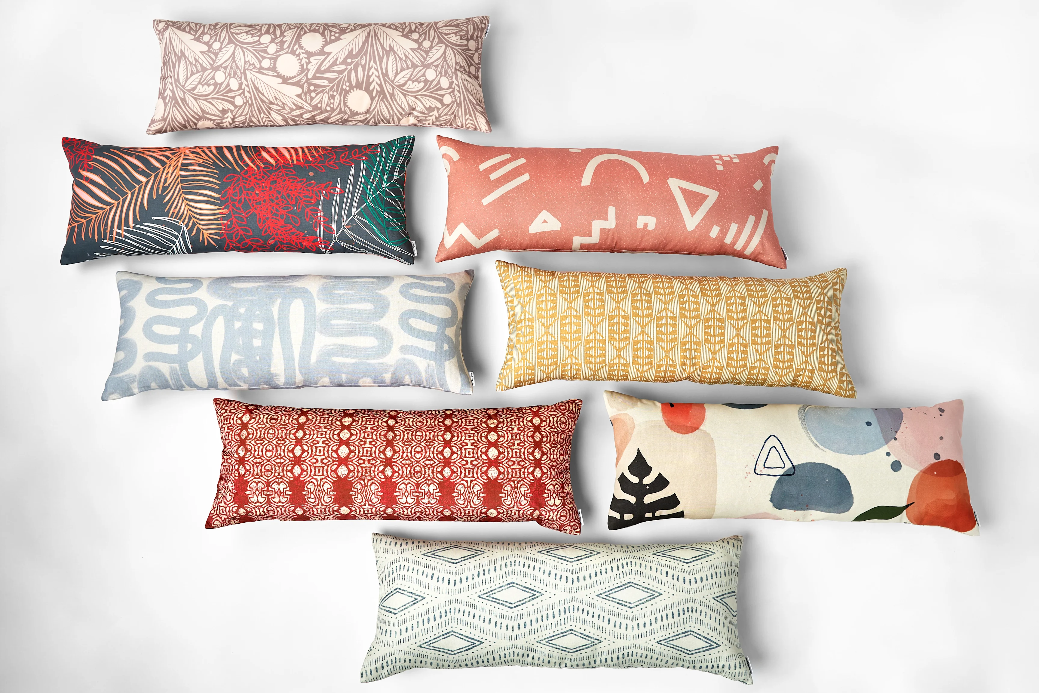 Extra Long Lumbar Pillows & Covers | Spoonflower