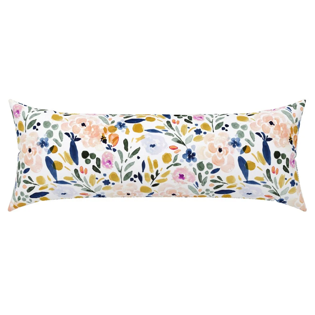 Extra Long Lumbar Pillows & Covers | Spoonflower