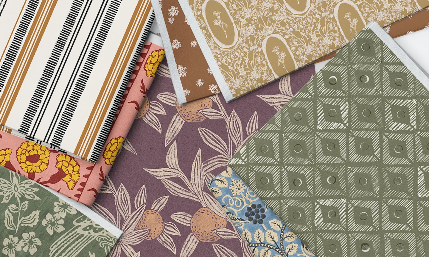 Fabric Patterns Batik Pushkar Fabric By ILiv | Terrys